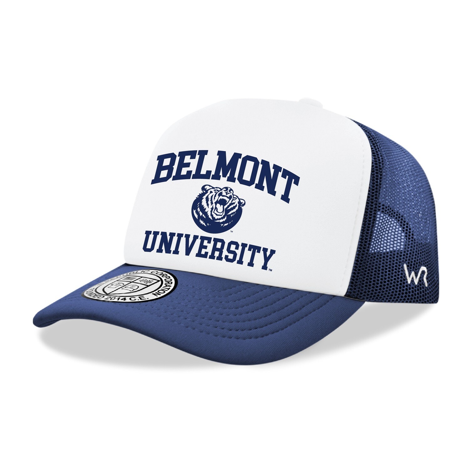 Belmont University Bruins BU Trucker Mesh Snapback Seal Hat | eBay