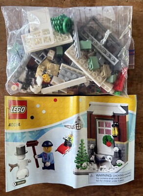 LEGO Christmas 2015 Winter Fun 40124 Complete w/ Instructions Retired ...