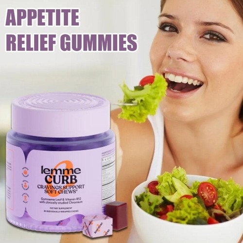 Lemme Curb Cravings Support Soft Chew - Appetite Relief Gummies - 30pcs ...