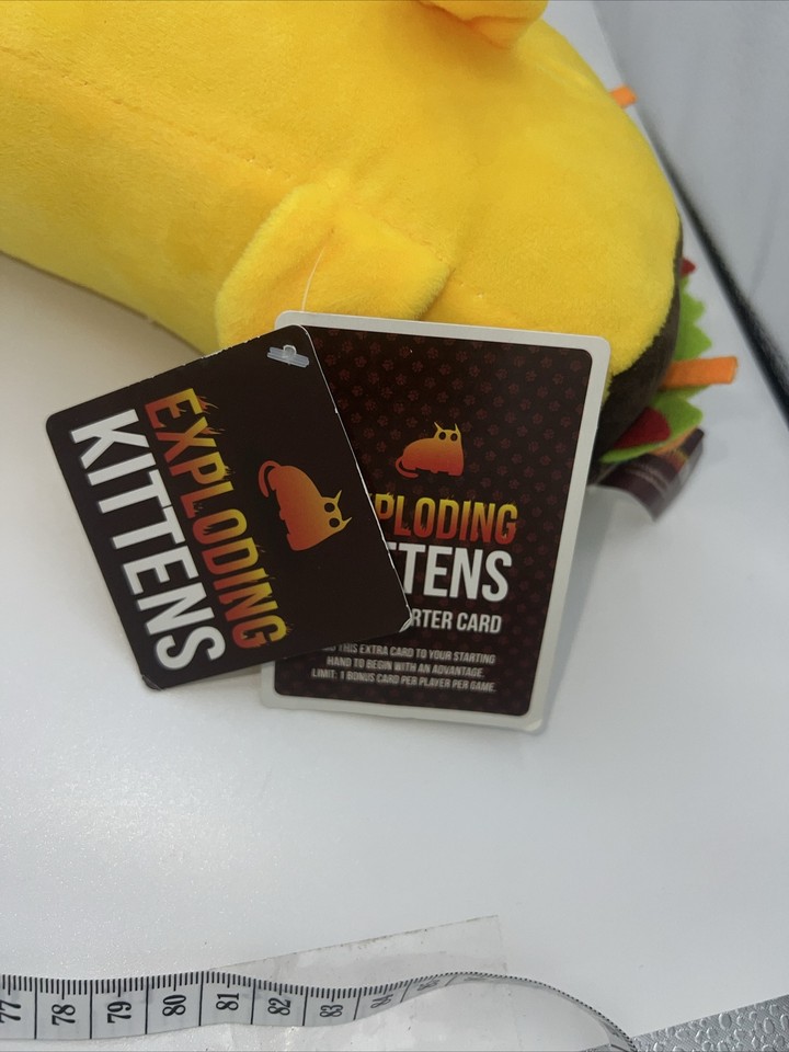 Exploding Kittens SOFT TACOCAT TACO CAT 10" Plush STUFFED ANIMAL Toy ...