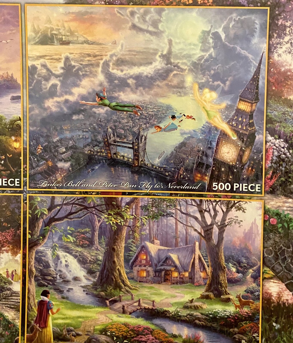 Thomas Kinkade Disney Puzzles Peter Pan