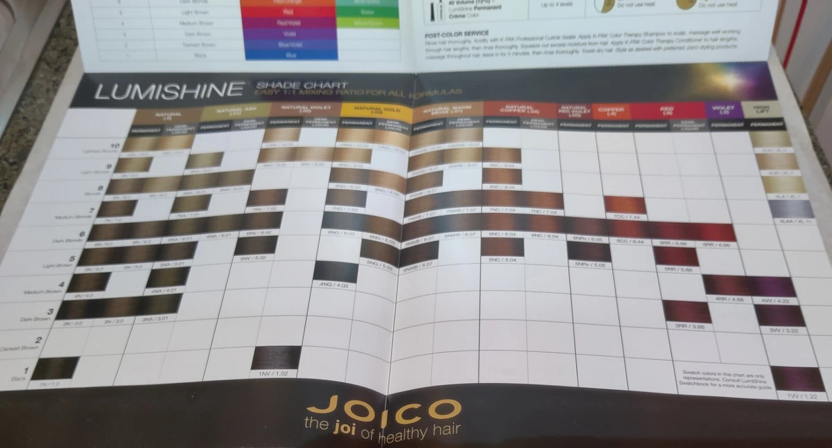 Joico Color Swatch Book