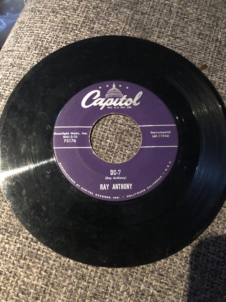 Ray Anthony- DC-7-45 Record-MULTIPLE 45 records SHIP FREE!, SEE STORE ...