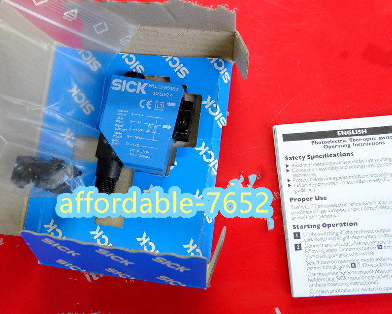 sick WLL12-B5181 1011677 Photoelectric sensor Brand New fast Shipping ...