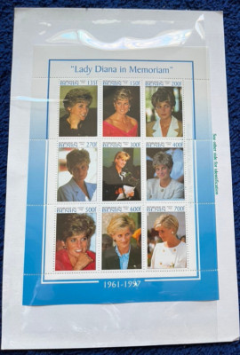 Lady Diana in Memoriam Princess Diana 1998 stamps | eBay