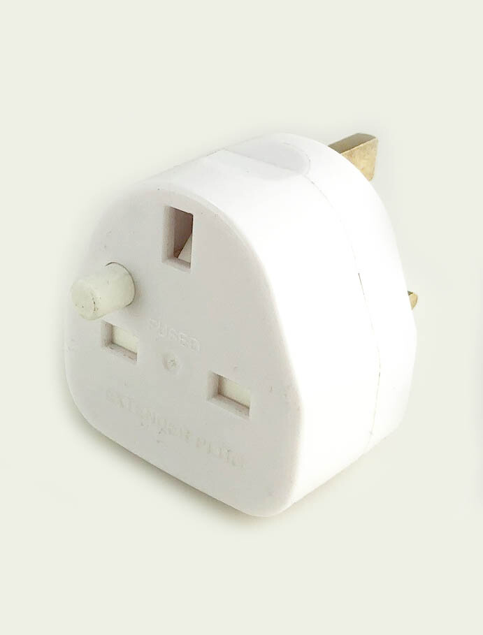 2 WAY 3 PIN ADAPTER CONVERTER 13 AMP DOUBLE SOCKET HOUSEHOLD MULTI PLUG ...
