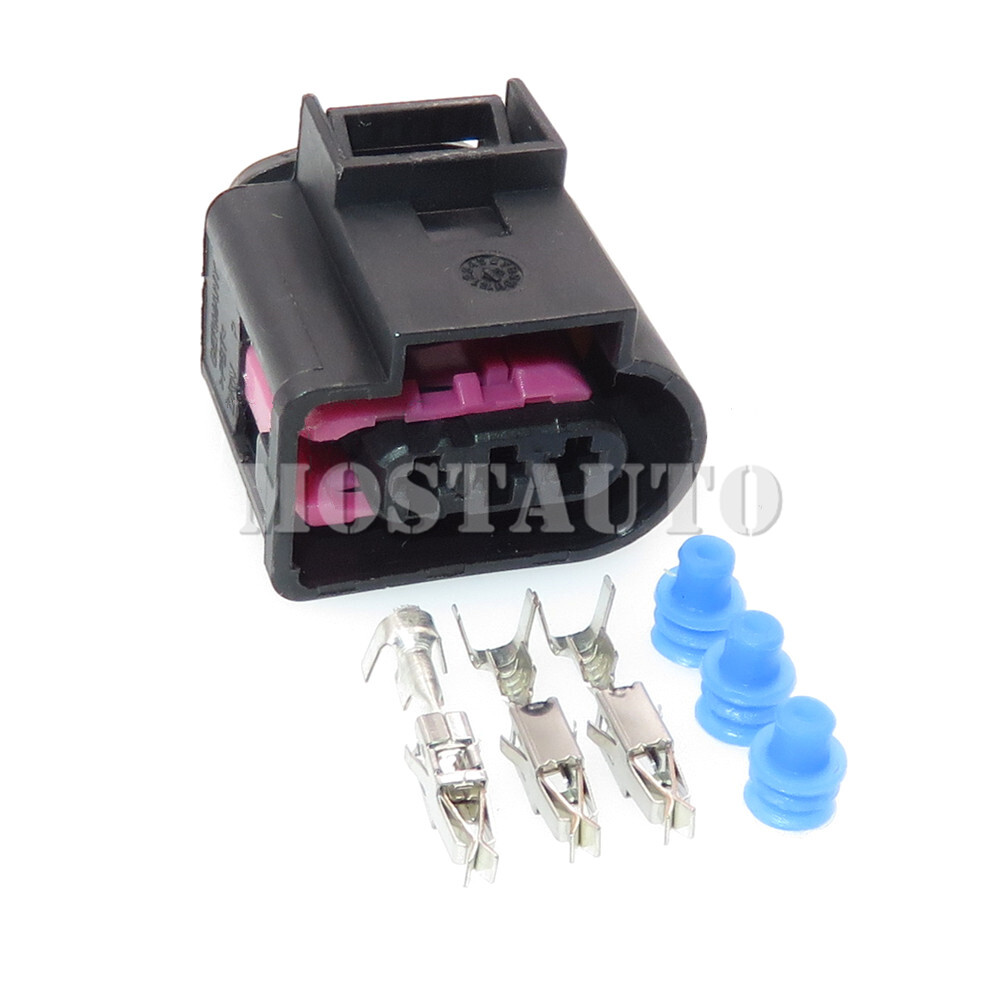 For VW Audi VAG 3 Pin Pre Wired Pigtail Connector Plug 4D0971993 - 4D0 ...