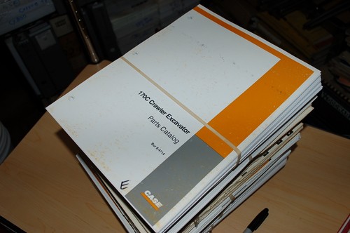 CASE 170c Crawler Excavator TrackHoe Spare Parts Manual book catalog 8 ...