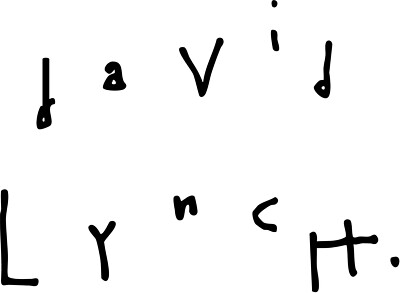 David Lynch signature autograph vinyl decal sticker director cult twin ...