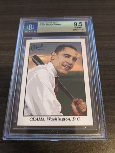 2009 TRISTAR Obak Barack Obama #100 (100A) Graded 9.5 | eBay