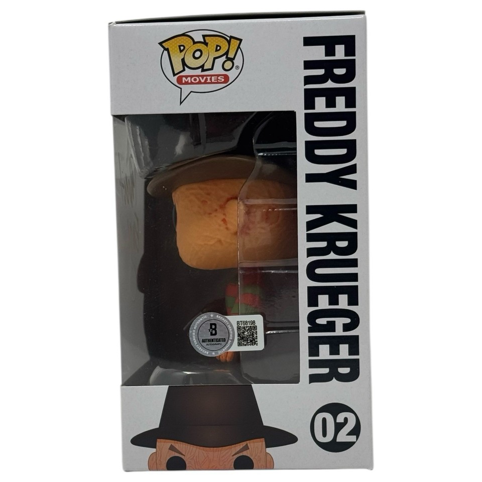 Robert Englund Signed Freddy Krueger Funko Pop Nightmare on Elm Street ...