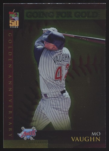 2001 TOPPS #GA48 MO VAUGHN GOLDEN ANNIVERSARY ANAHEIM ANGELS | eBay