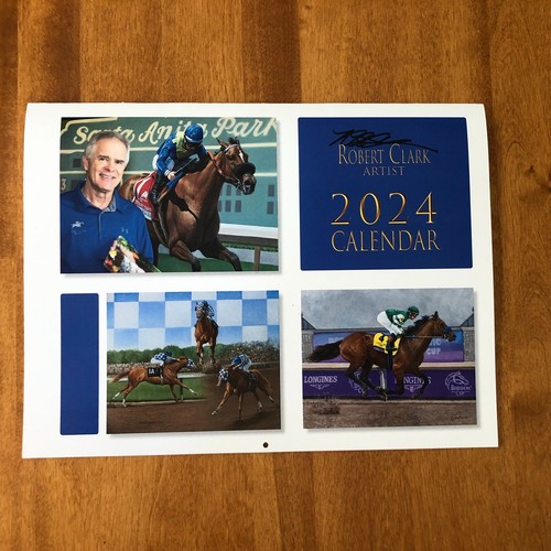 NEW Robert Clark Calendar 2024 Horse Racing Thoroughbred SECRETARIAT ...