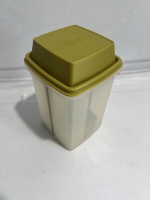 VINTAGE TUPPERWARE 1560-4 PICKLE KEEPER Complete - Avocado Dark Green ...