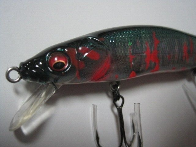 Megabass ITO VISION ONETEN 110 SILENT RISER BLOODY HASU color P.S. Kizu ...