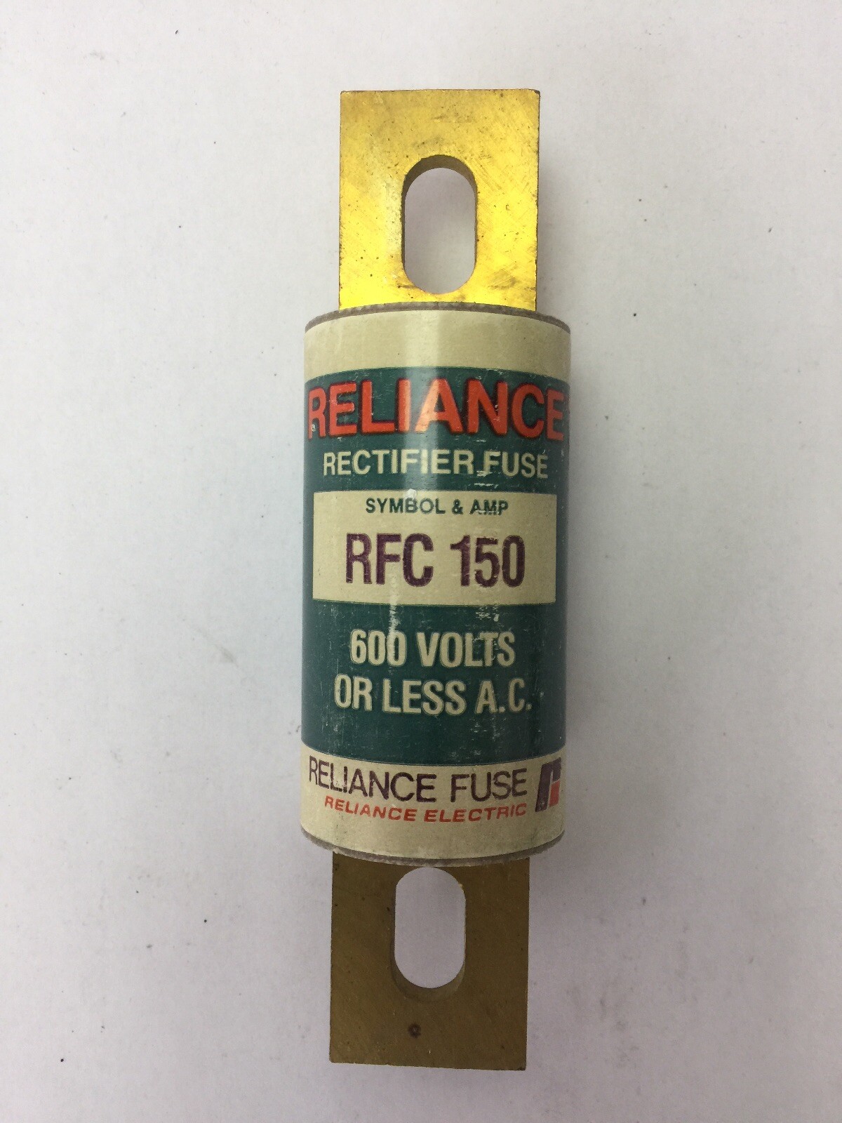 RELIANCE RFC150 FECTIFIER FUSE 150AMP 600VAC | eBay
