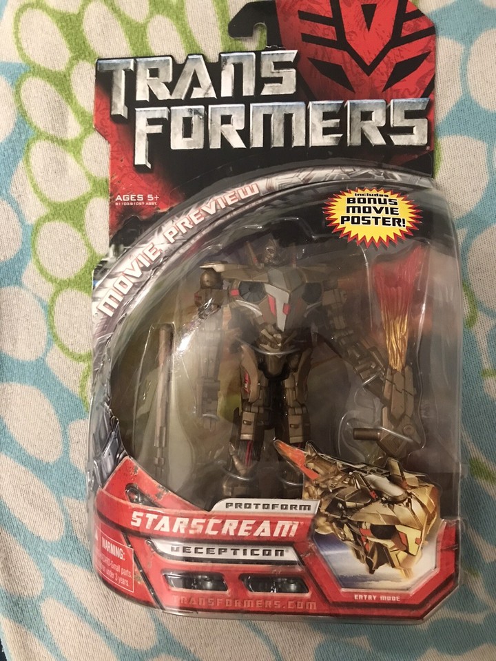 Transformers Movie Protoform Starscream MISB 2007 Rare | eBay