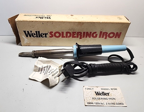 Weller Soldering Iron. Model W 100-3. Original Box And Tag Preowned | eBay