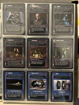 Decipher Star Wars CCG Premiere Edition Complete 324 Card Set - Sith ...