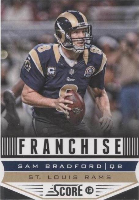 2013 Score - Franchise Sam Bradford #292 for sale online | eBay