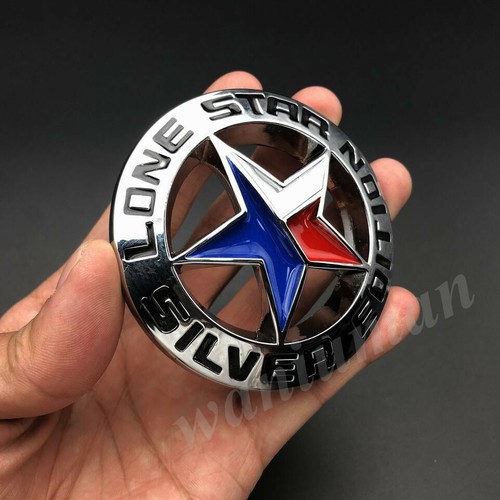Metal Chrome Lone Star Texas Edition Car Trunk Rear Emblem Badge Decal ...