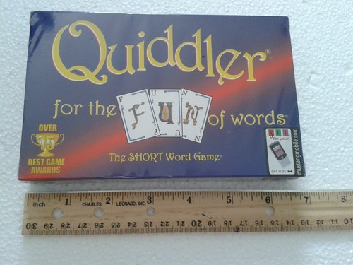 Quiddler Word Game (118 cards) 1998 new box sealed 1-8 players | eBay