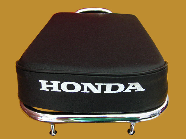 Fit HONDA C70 C90 Black Front & Rear Seat & Rear Rack Carrier Set ...