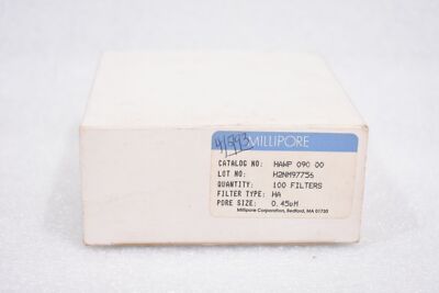 MF-MILLIPORE HAWP09000 MEMBRANE FILTER, 0.45 µm PORE SIZE, 90MM, (LOT ...