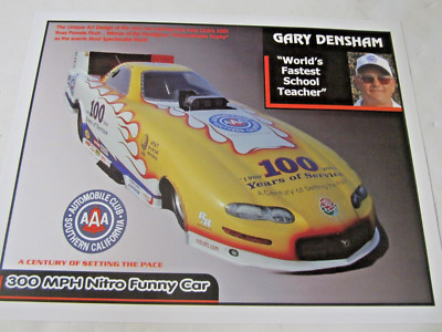 NHRA 2000 Gary Densham AAA 100 Years Monte Carlo F/C Drag Racing Track ...