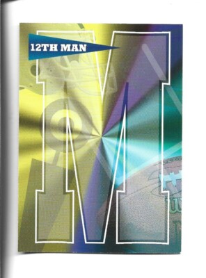 1995 Collector's Edge 12th Man Redemption Letter M card | eBay