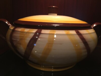 Vernon Kilns VERNONWARE Plaid ORGANDIE COVERED CASSEROLE DISH | eBay