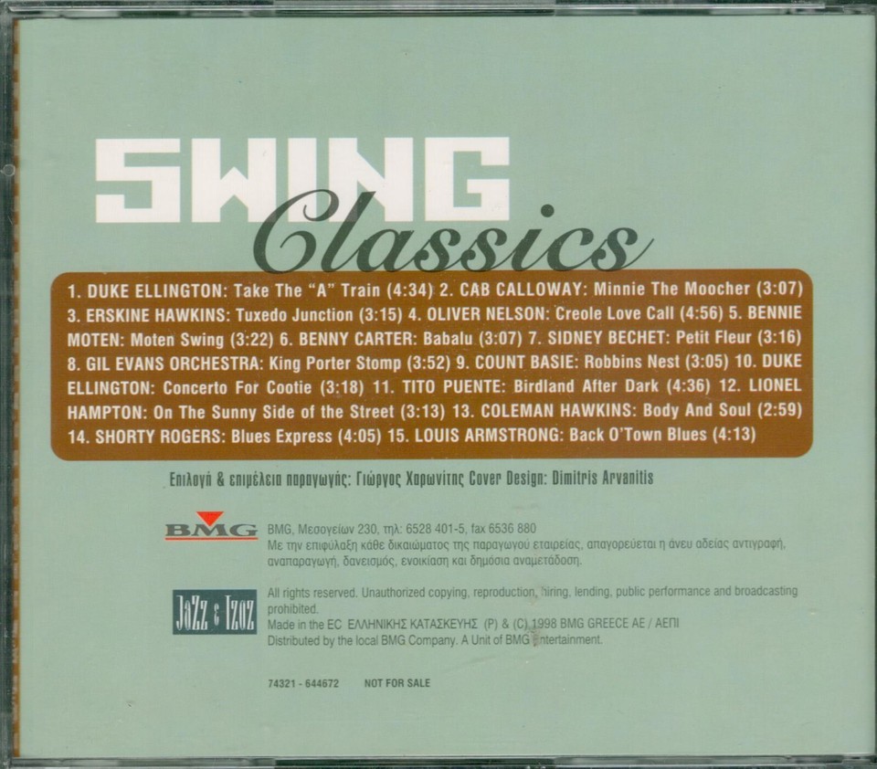 Swing Classics - Various / Jazz CD 1998 NM | eBay