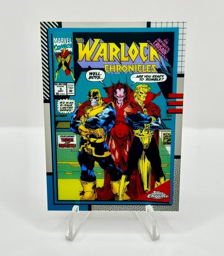 2024 Topps Chrome Marvel WARLOCK CHRONICLES #3 MN-7 90’s Insert SSP ...
