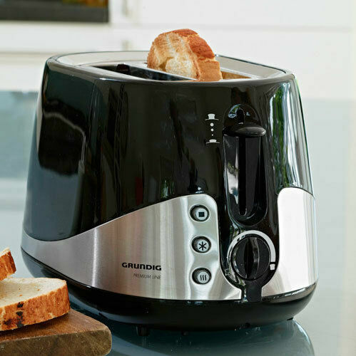 Grundig 2 Slice Black 1000w Wide Slot Toaster TA5040 for sale online | eBay