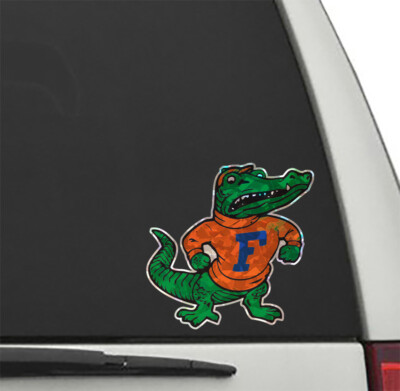 Florida Gators HOLOGRAPHIC ALBERT MASCOT Vinyl Decal UF Car Truck ...