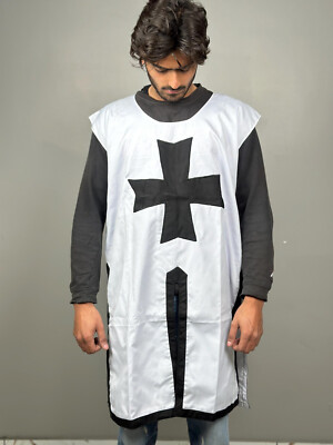 Templar Cloak Holy Cross Templar Crusader Cloak Medieval Knight Armor ...