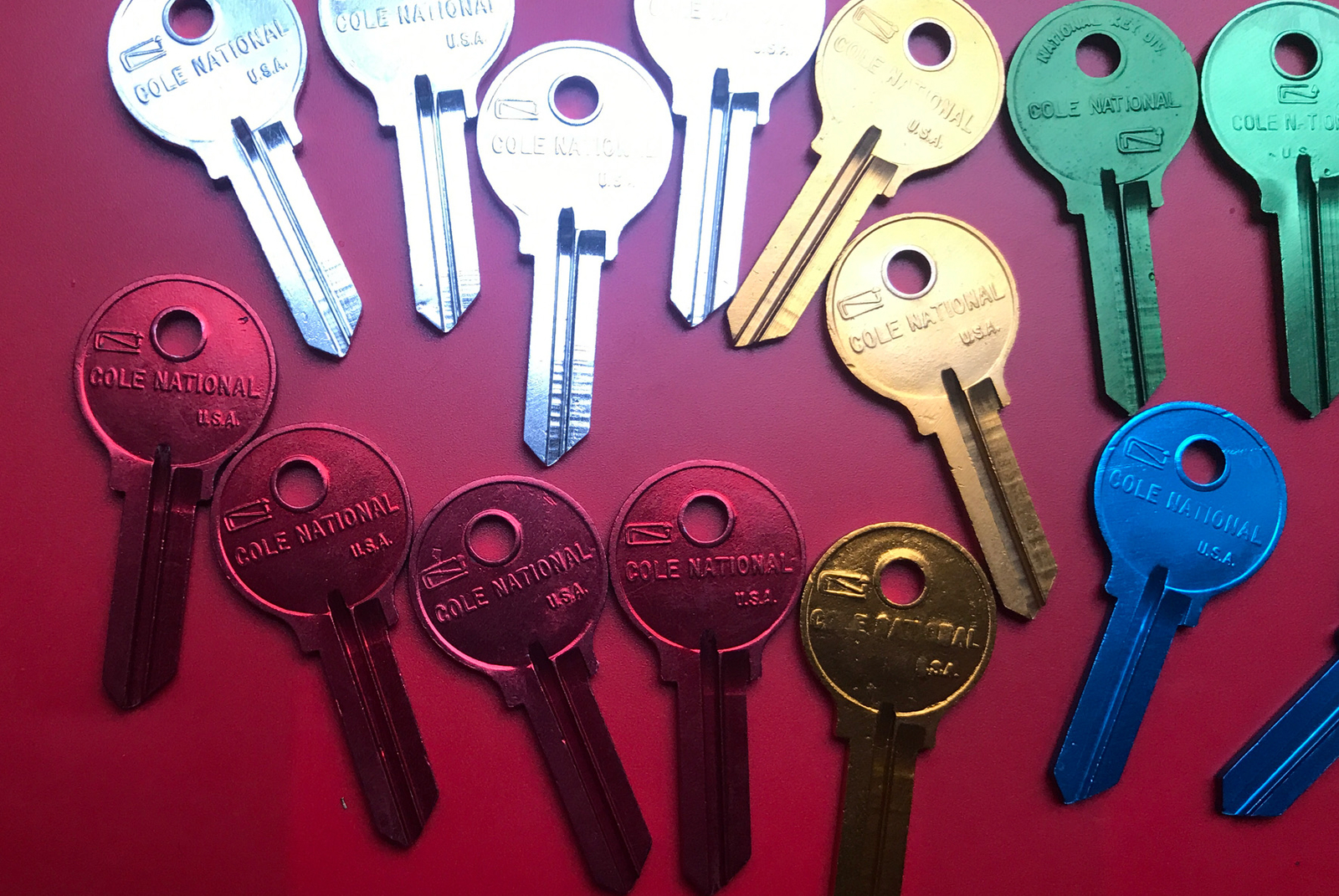 IN-1 Cole National IN1 Key Blanks Set of 17 Locksmith [P] | eBay