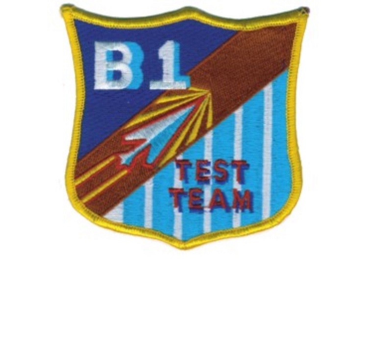 MILITARY EMBROIDERED PATCH - B1 TEST TEAM-- IRON-ON - NEW 4" | eBay