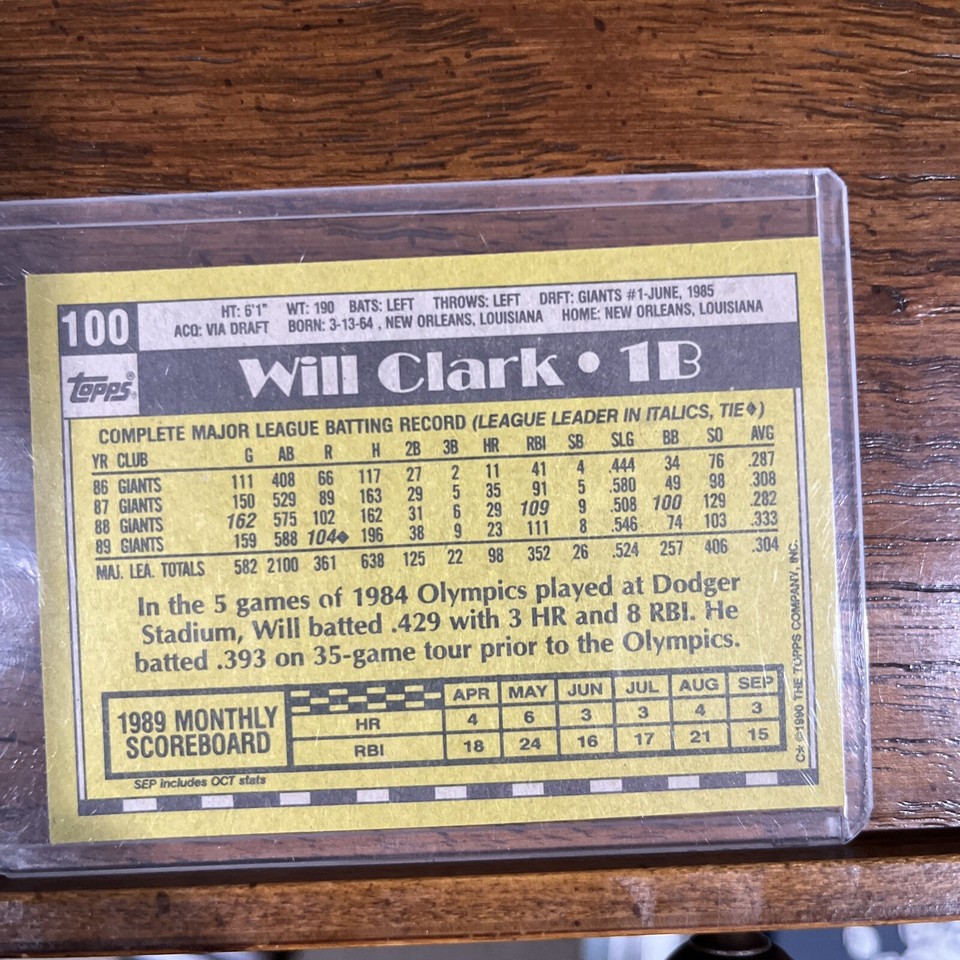 baseball error card singles 1989 Tops | eBay