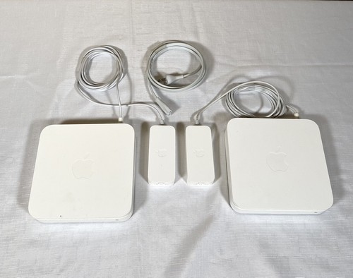 2 Apple AirPort Extreme 5th Gen Base Station Wireless Router w/USB ...