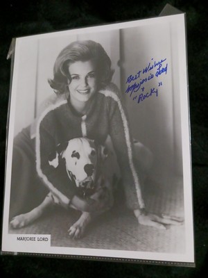 Marjorie Lord Rocky PHOTOGRAPH SIGNED AUTOGRAPHED PHOTO Movie Film ...