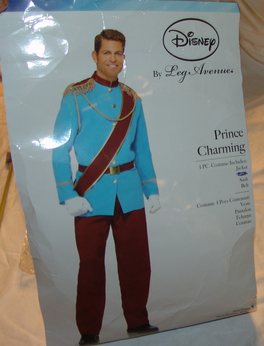 Prince Charming Costume CA1675 Mens Blue Royal Storybook Prince