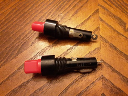 (2) NOS Panel Light Indicator Lamp Fuse Holders BUSS HLP 6.4-13v | eBay