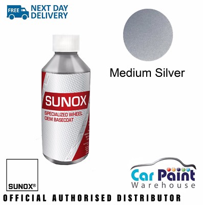 SUNOX® Wheel Colour RFU Paint Medium Silver 200ml Motorcycle Car | eBay UK