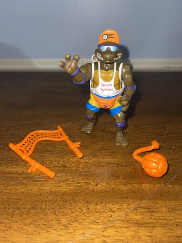 TMNT Spike N Volley Don - Near Complete - 1992 Sewer Spittin Donatello ...