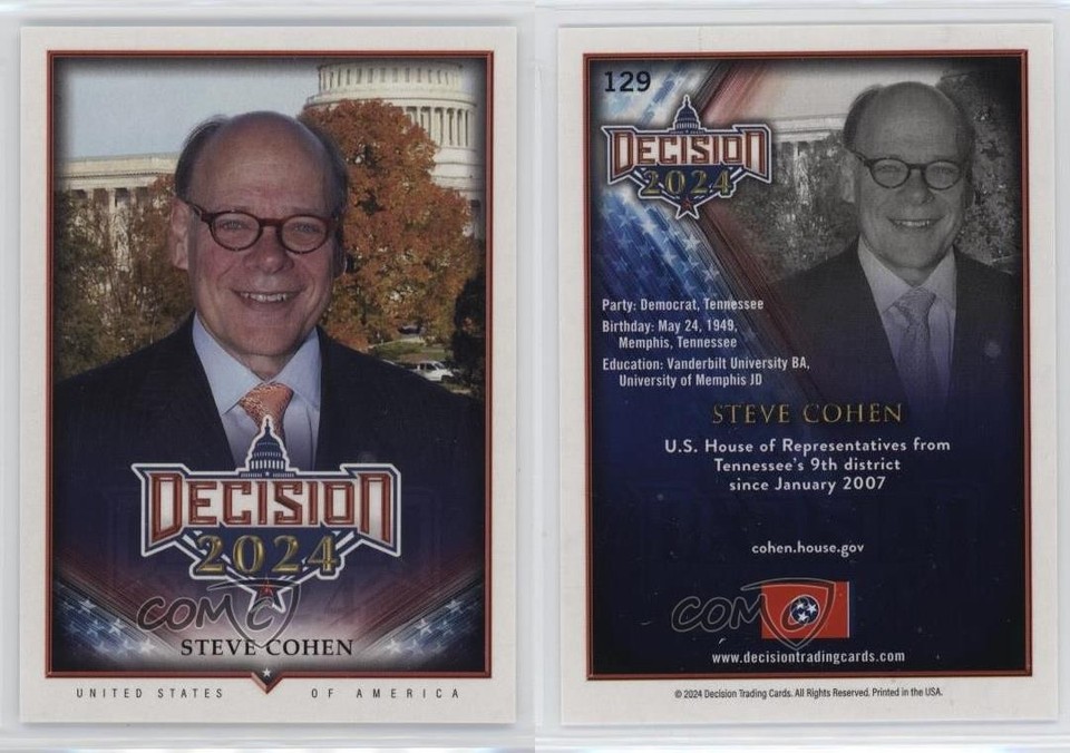 2024 Decision 2024 Steve Cohen #129 3hd | eBay