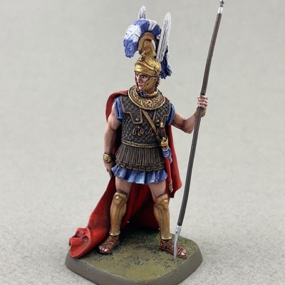 Alexander the Great figure 54 mm, Historical miniature, Painted tin toy ...