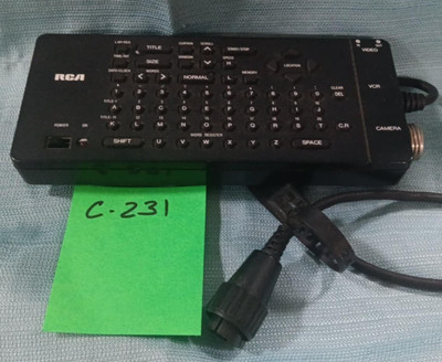 Vintage RCA Video Titler Editor Keyboard Unit – Overlay Text Generator ...