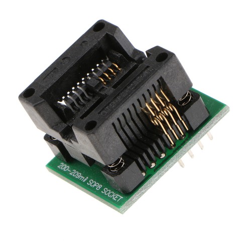 208mil soic8 sop8 à dip8 programmeur adaptateur ic test socket module ...