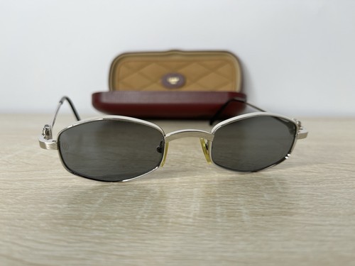 Cartier Paris 135 Vintage Sunglasses 45 21 – Silver Frame with Case ...